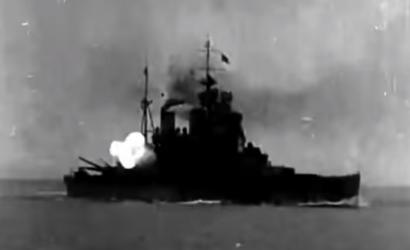 TBT -- World War II Combat Footage: Sinking of the Bismarck