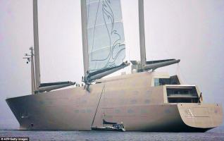 Sailing Yacht A -- One of the Biggest & Definitely the Ugliest
