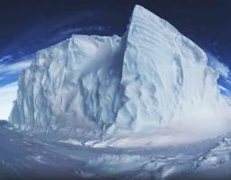 Larsen C Iceberg Calves -- Trillion Tons of Ice, the Size of Delaware