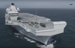 Fighter Jets Land for the First Time on HMS Queen Elizabeth