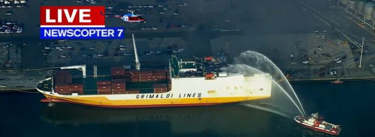 Two Firefighters Die, Multiple Injured, Battling Fire on Ro-Ro ...