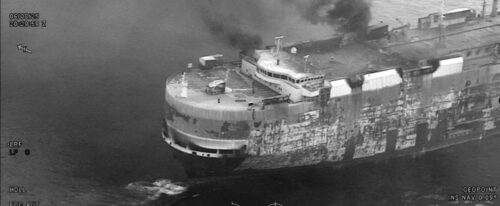 Update: Fire-Ravaged Car Carrier Morning Midas Sinks Under Tow in North ...